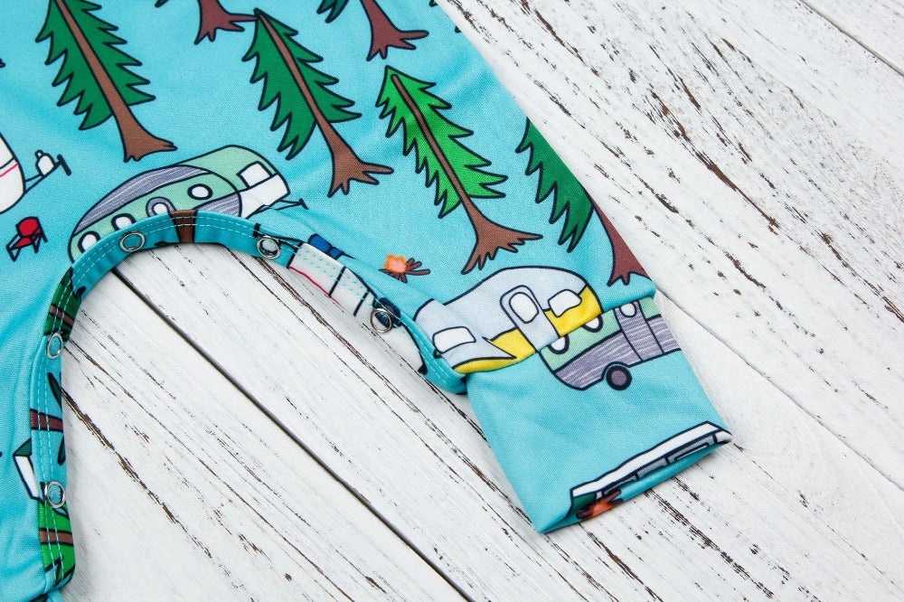 Shop for Baby Little Camper Sleeveless Onesie - MoonBun