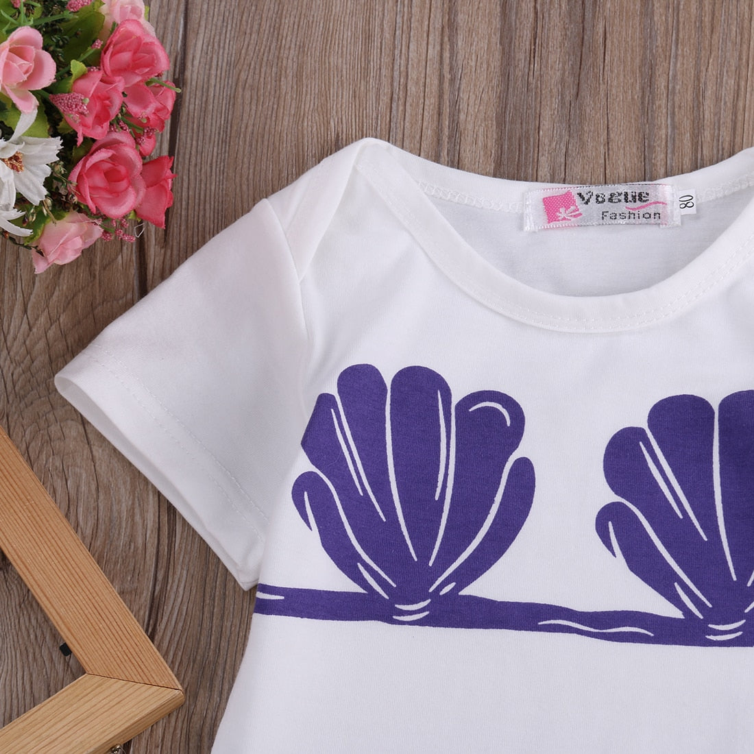 Mermaid Shell Onesie for Baby & Toddler Girls - MoonBun